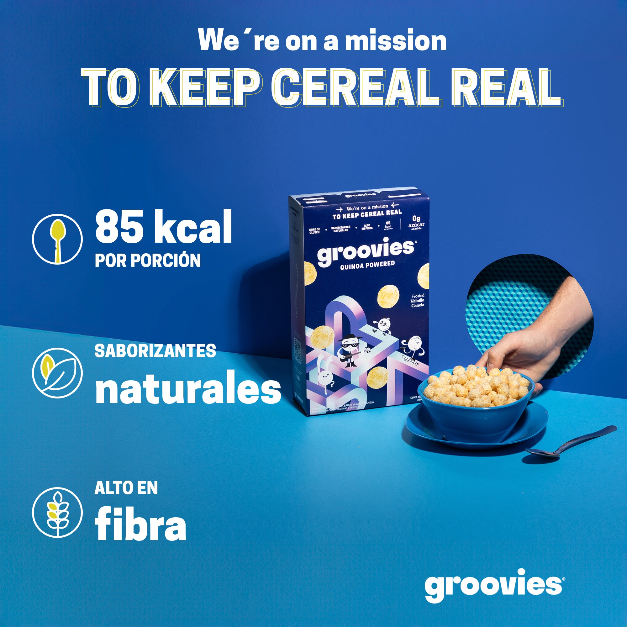 Groovies - Cereal Saludable, Bajo en Azúcar, Sin Gluten – Groovies ...